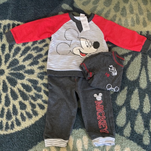 Disney | Matching Sets | Mickey Mouse 3 Piece Outfit | Poshmark